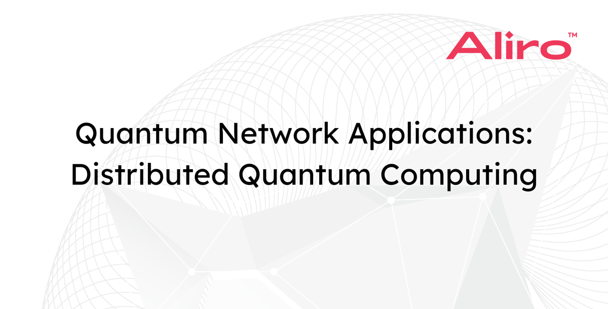 Quantum Network Applications: Distributed Quantum Computing Quantum Network Applications: Distributed Quantum Computing